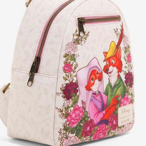 Loungefly | Bags | Loungefly Disney Robin Hood Maid Marian Floral Mini ...